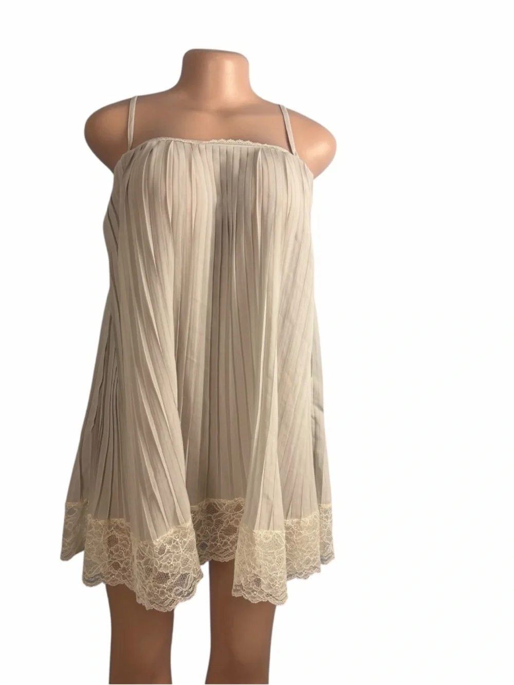 Intimates & Sleepwear | Victorias Secret Angels Light Grey Pleated Lace ...